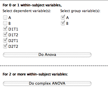 ANOVA Instructions
